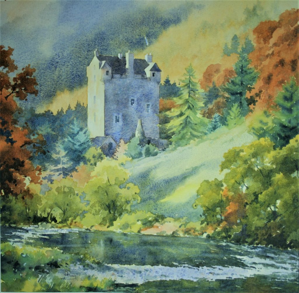 Neidpath Castle Painting | Paul Pacey
